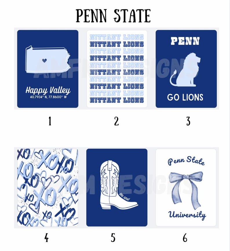 Custom College Wall Art - Any School | Digital Download | Custom ...