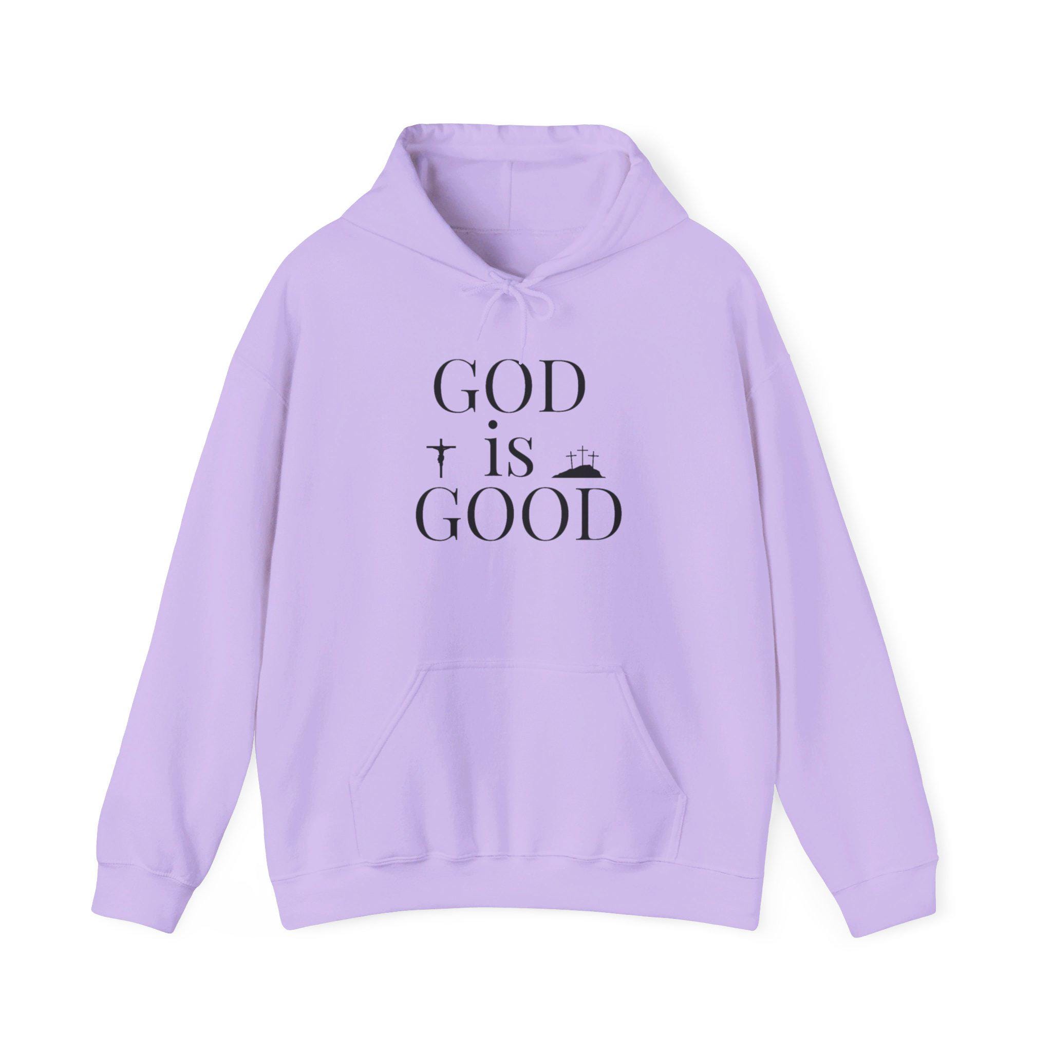 God is Good Hoodie Christian Faith Sweatshirt Inspirational Religious ...