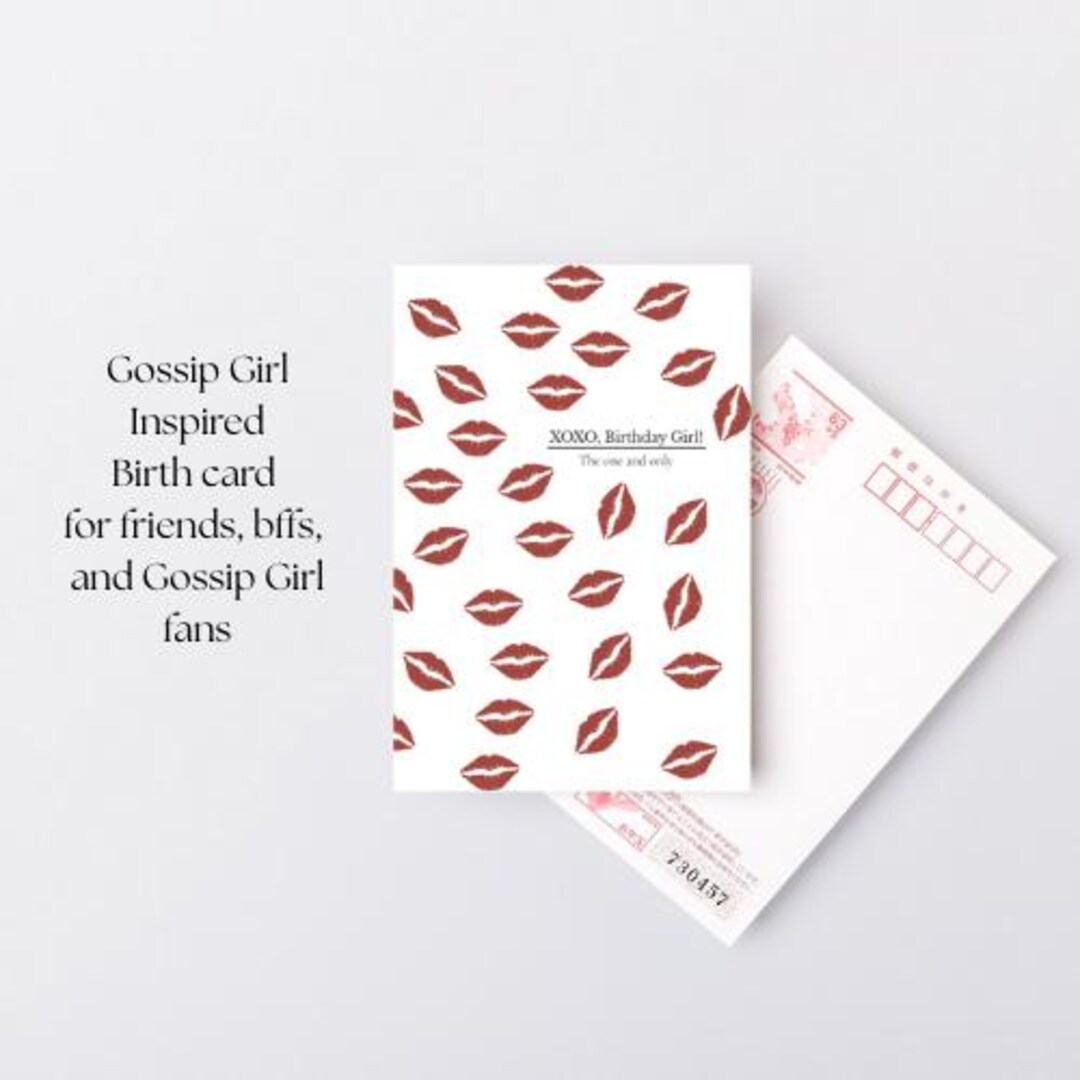 Blair Waldorf Birthday Card: Funny Gossip Girl Printable (PDF & JPG ...
