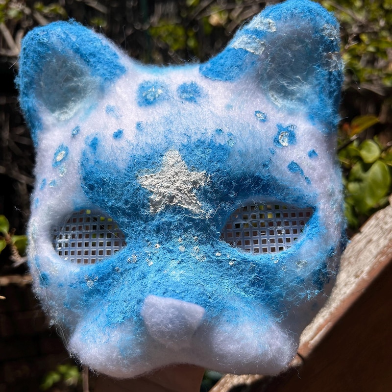 Snow Leopard Therian Mask - Etsy