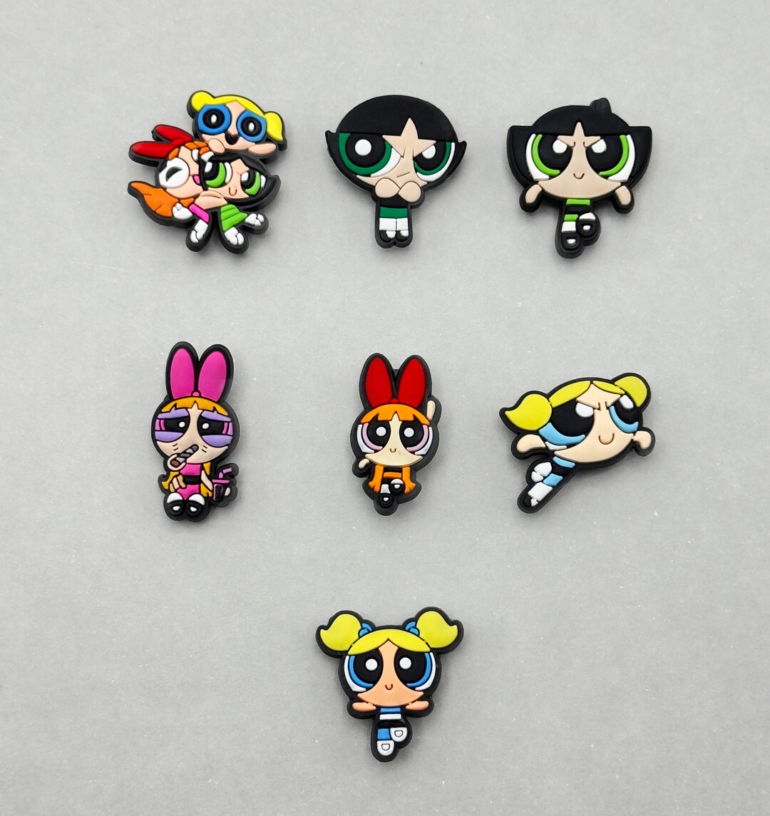 Powerpuff Girls Crocs Charm | Cartoon Crocs Charm | Blossom Bubbles ...