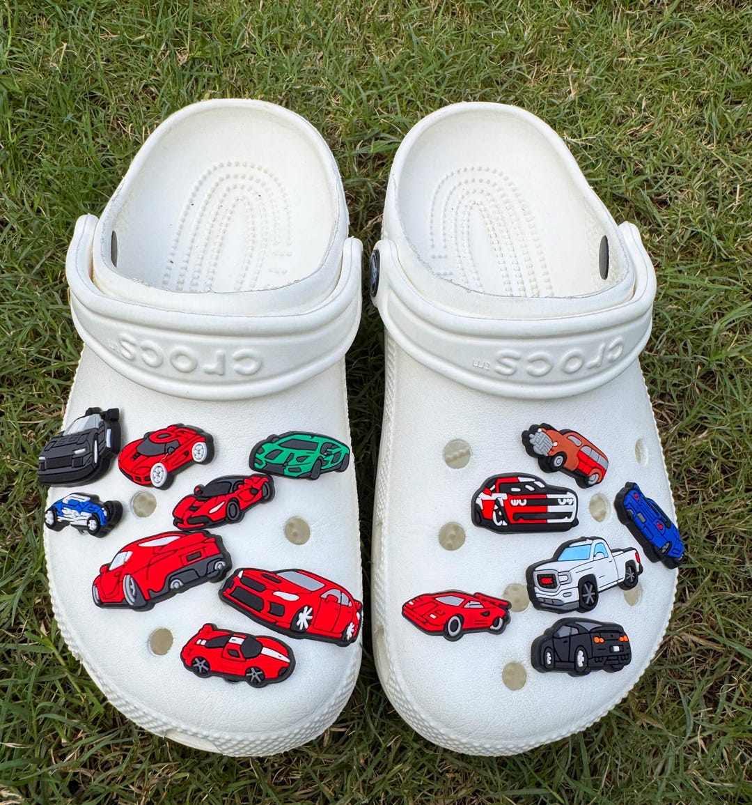 Car-themed Clogs Charm Boy Cars Charms Colorful Charms for Fashion ...