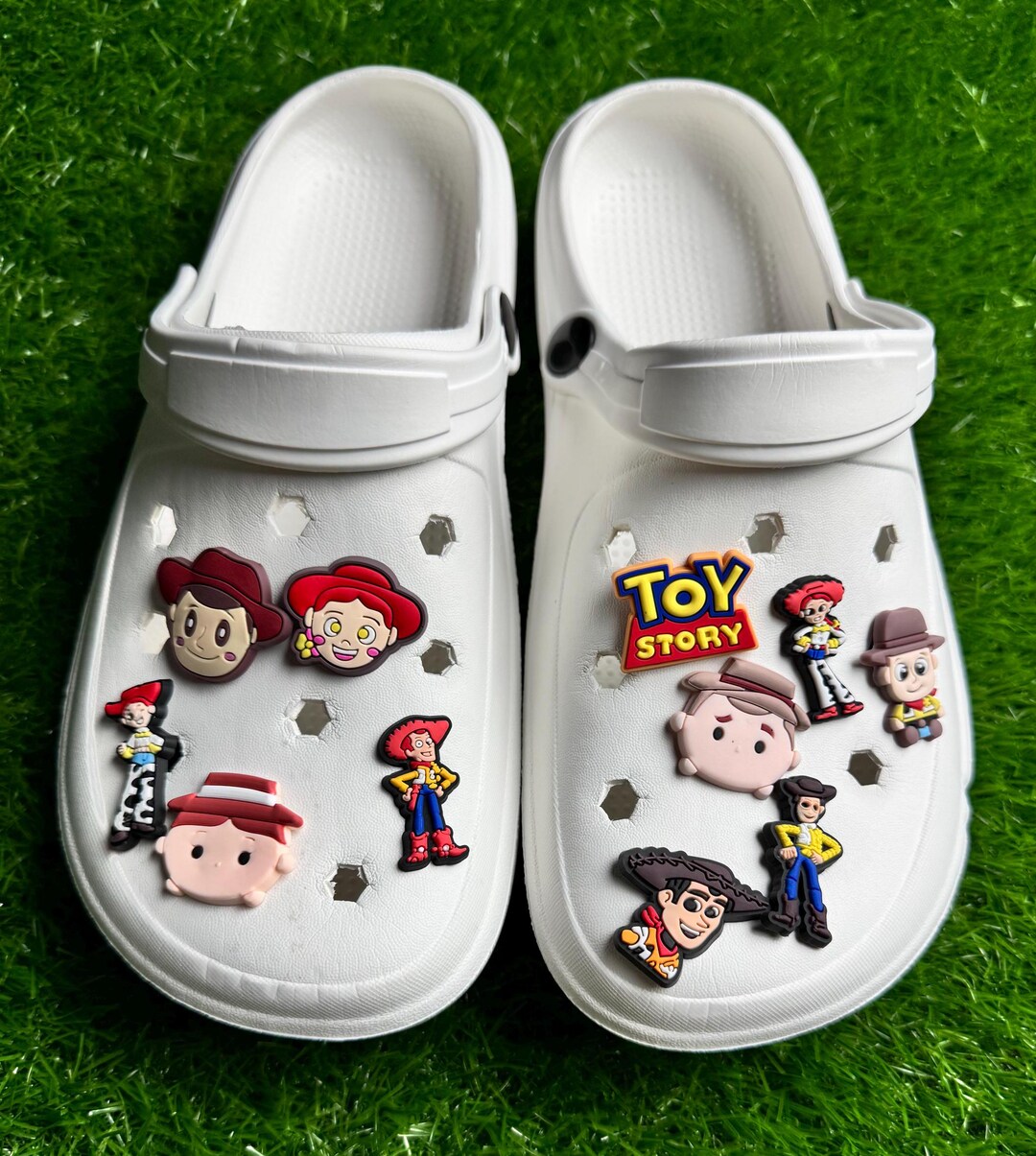 Woody and Jessi Crocs Charm, Toy Story Jibbitz, Disney Movie Jibbitz ...