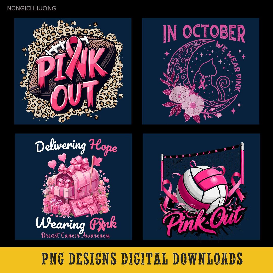 Pink Out Png, Rugby Pink Out, Sport Breast Cancer Png, Pink Ribbon Png ...