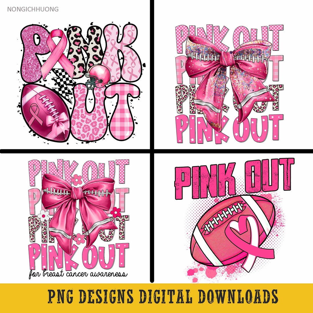 Breast Cancer Football Pink Out Png, Rugby Pink Out, Sport Breast ...
