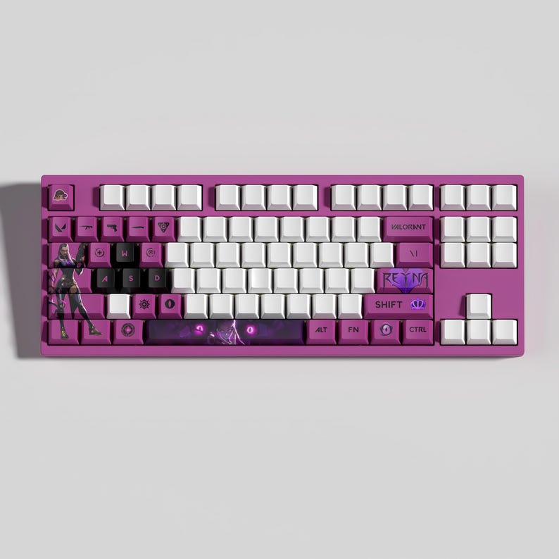Valorant X KEYZ Keycap Set Reyna 29 Keys OEM Profile for MX Switches ...