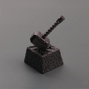 KEYZ Thor's Hammer Resin Keycap With Magnetic Hammer Attachment Resin ...