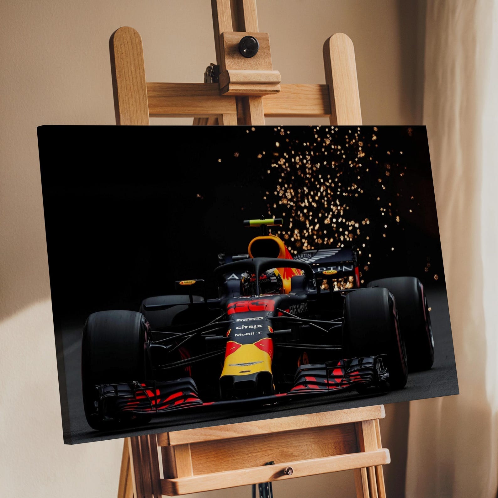 Max Verstappen Poster Red Bull Racing Canvas Max Verstappen Canvas ...