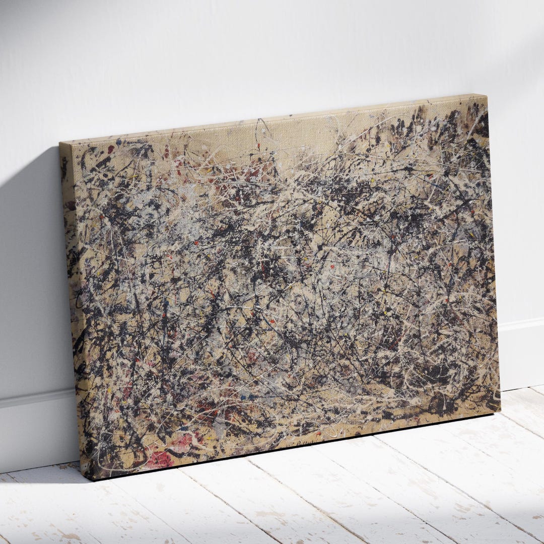 Jackson Pollock's Number 1A, 1948 Canvas Art Abstract Expressionism ...