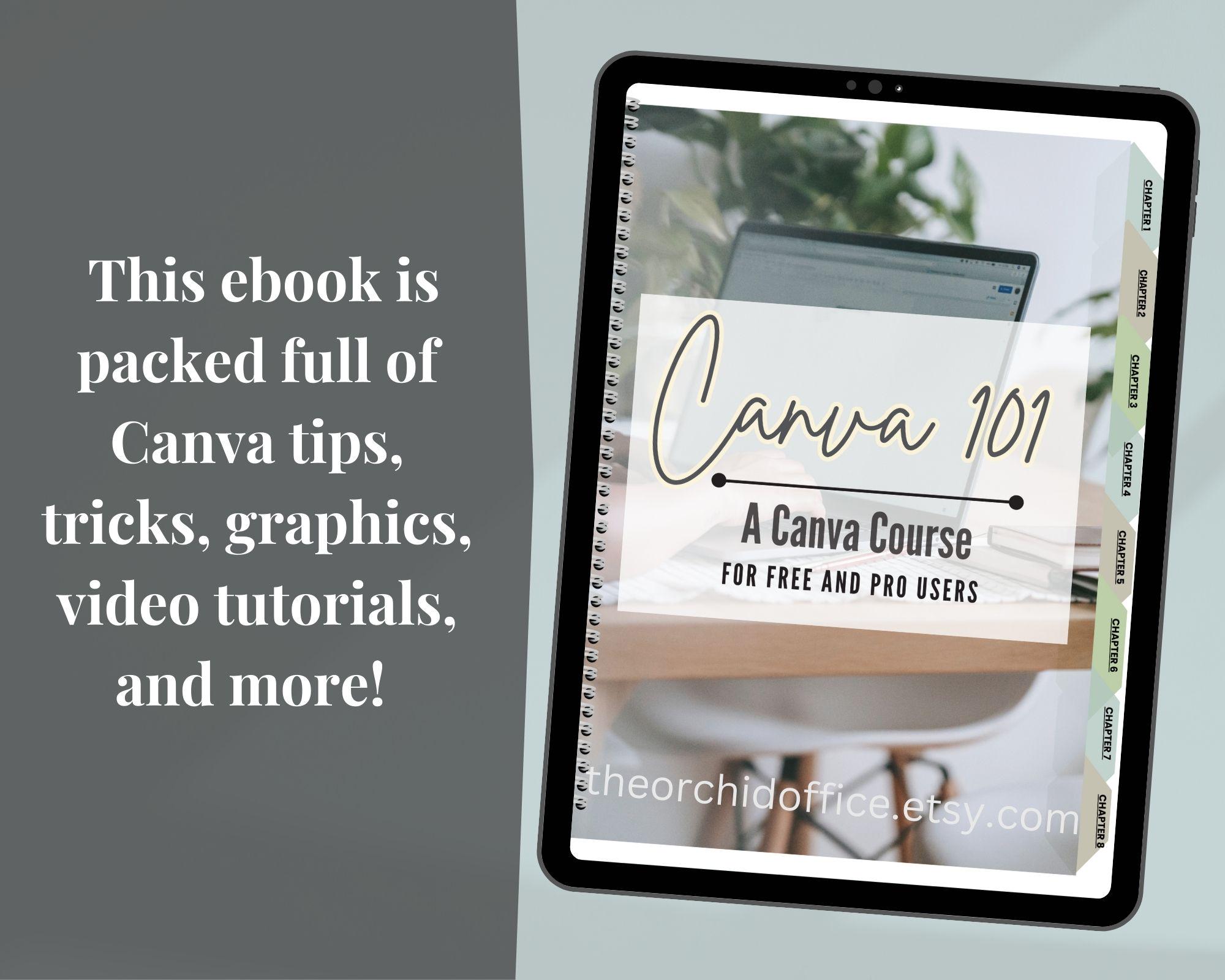 Canva Guide for Beginners Social Media Business Template Video Tutorial ...