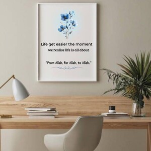 Flower Quotes Wall Art Quotes Wall Art Inspirational Wall Art for Women ...