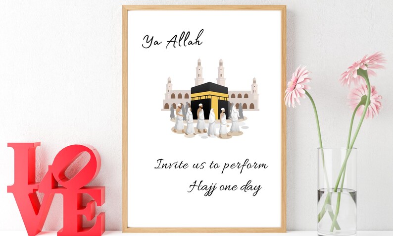 Kaaba Islamic Wall Art Mecca Wall Art Print Kaba Poster Digital ...