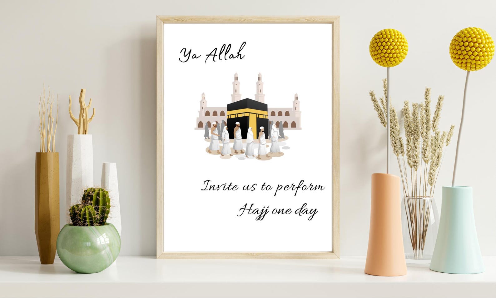 Kaaba Islamic Wall Art Mecca Wall Art Print Kaba Poster Digital ...
