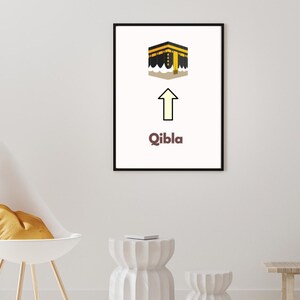 Qibla Poster,kaba Poster Digital Download,makkah,mecca Wall Art Print ...