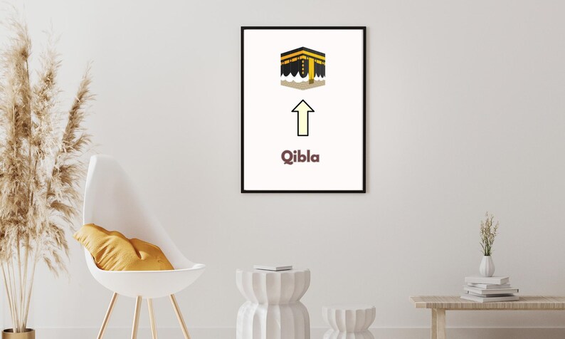 Qibla Poster,kaba Poster Digital Download,makkah,mecca Wall Art Print ...