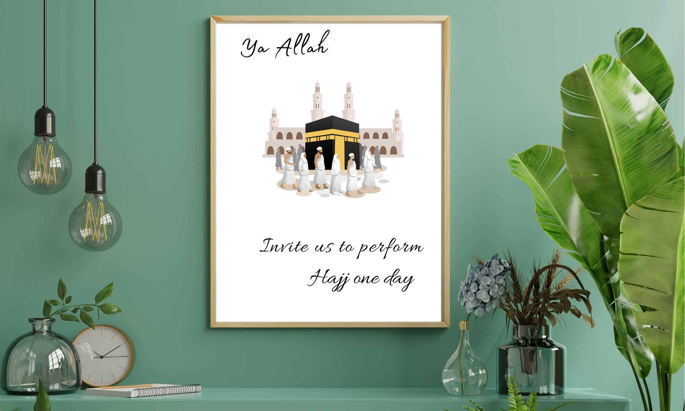 Kaaba Islamic Wall Art Mecca Wall Art Print Kaba Poster Digital ...