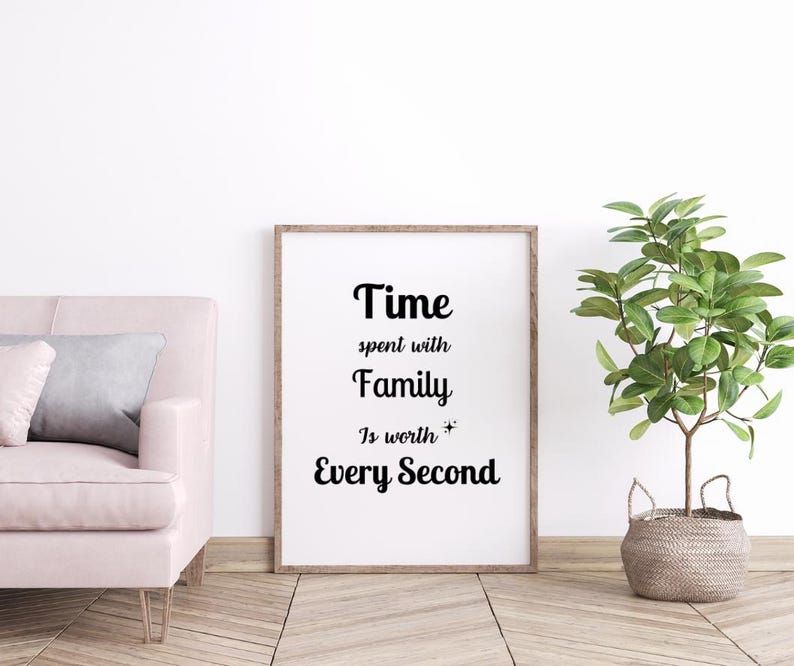 Family Quote Wall Art for Living Room Entryway Wall Decor Housewarming ...