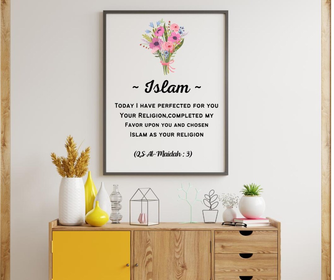 Quran Quote 5:3 Quran Verse Print Islamic Printable Wall Art ...