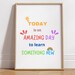 Today is Amazing Day Growth Mindset Boho Classroom Decor Posters ...