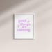 Good Things Are Coming Poster Pastel Lilac Room Wall Decor ...