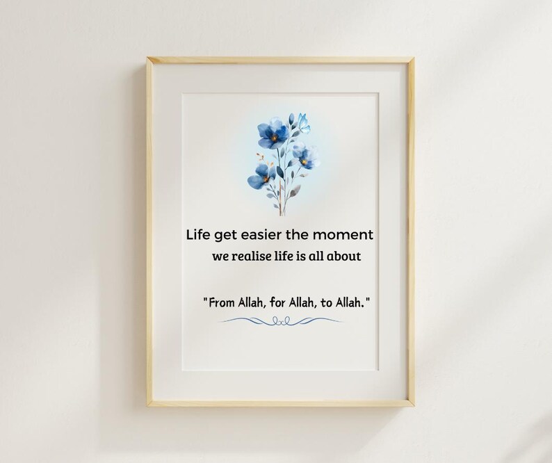 Flower Quotes Wall Art Quotes Wall Art Inspirational Wall Art for Women ...