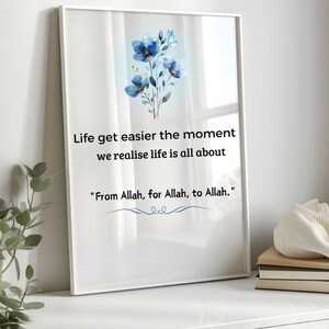 Flower Quotes Wall Art Quotes Wall Art Inspirational Wall Art for Women ...