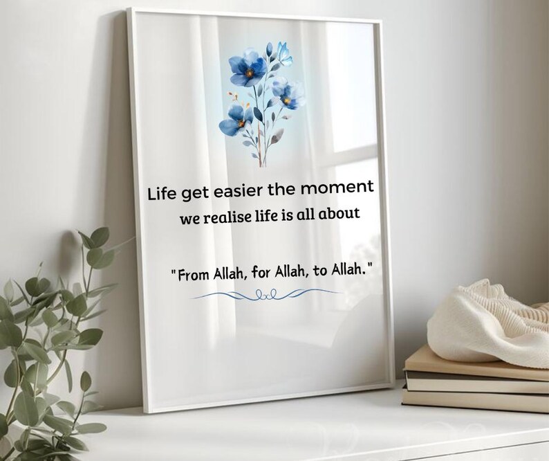 Flower Quotes Wall Art Quotes Wall Art Inspirational Wall Art for Women ...