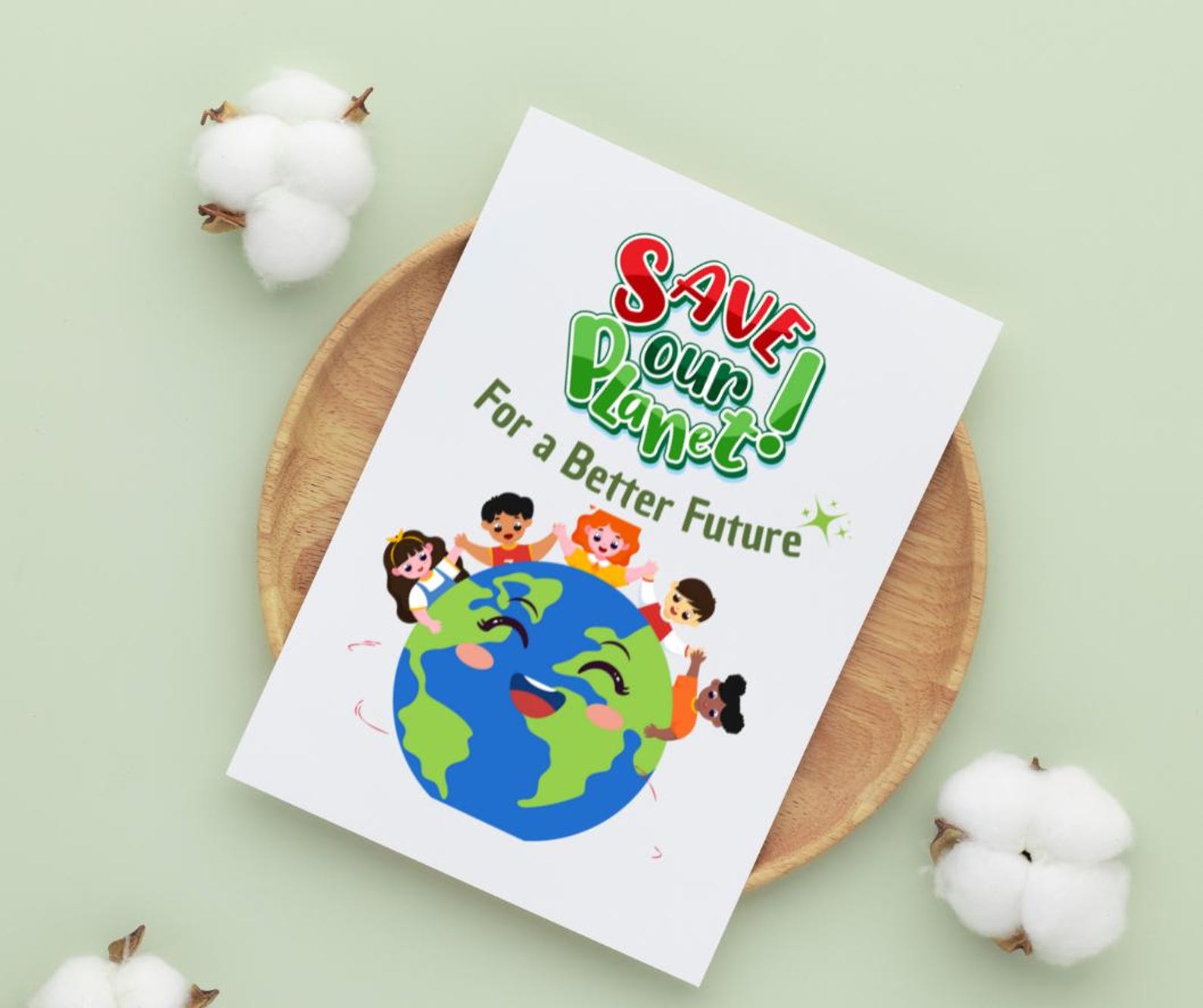 Save the Planet Poster Environmental Poster Earth Day Printable Go ...