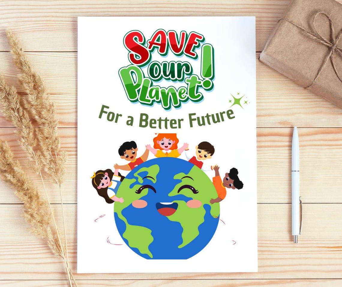 Save the Planet Poster Environmental Poster Earth Day Printable Go ...