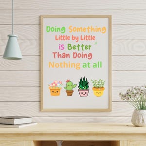 Motivational Printable Colorful Art Cute Flower Print Flower Nursery ...