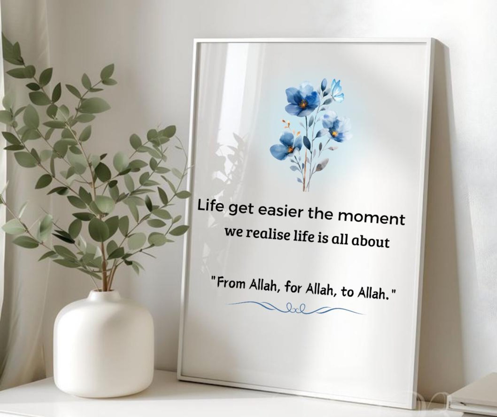 Flower Quotes Wall Art Quotes Wall Art Inspirational Wall Art for Women ...