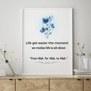 Flower Quotes Wall Art Quotes Wall Art Inspirational Wall Art for Women ...