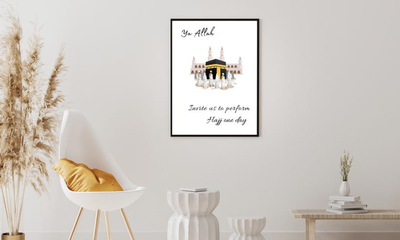 Kaaba Islamic Wall Art Mecca Wall Art Print Kaba Poster Digital ...
