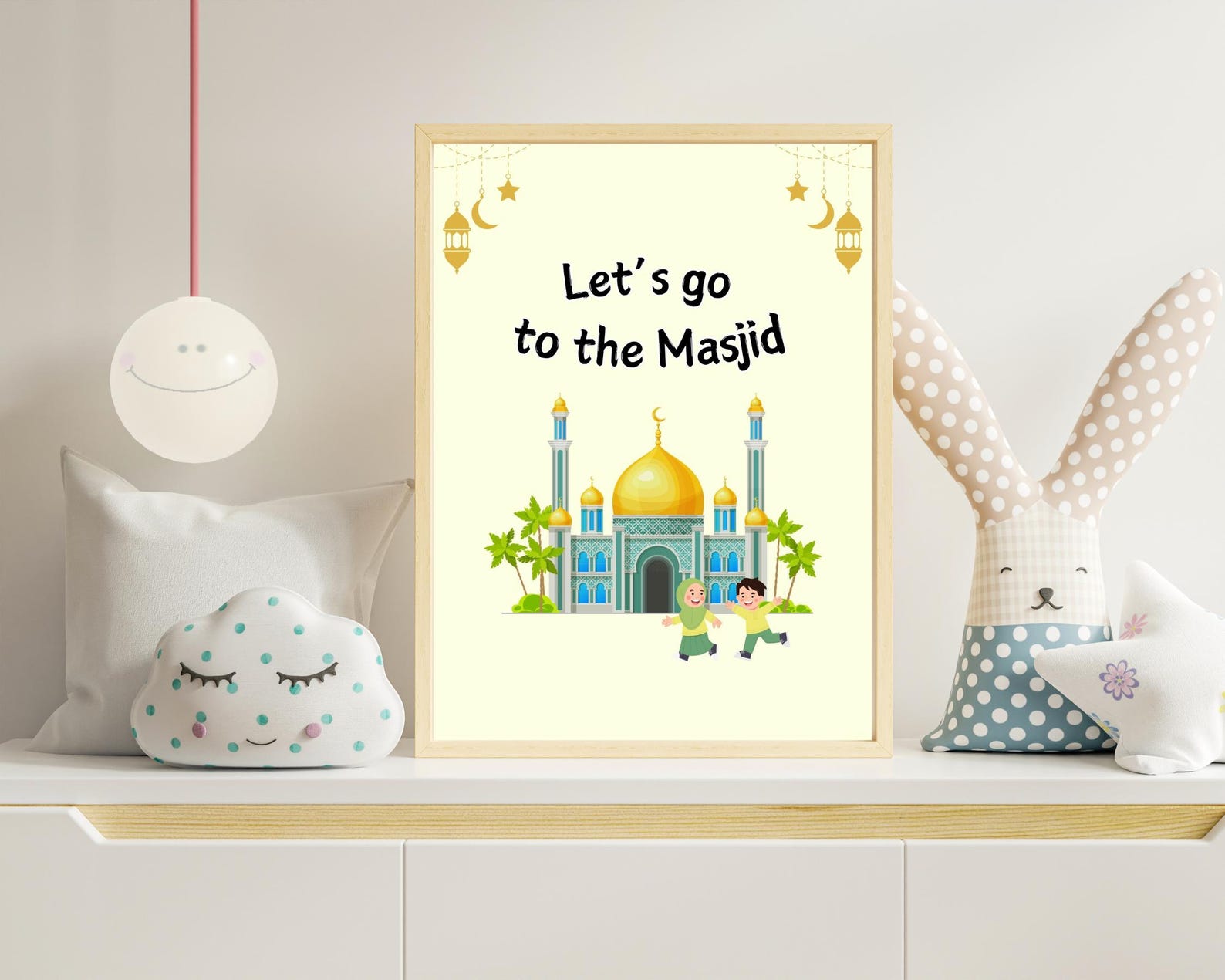Masjid Printable,muslim Kids Posters,mosque Islamic Kids Print,islamic ...