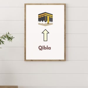 Qibla Poster,kaba Poster Digital Download,makkah,mecca Wall Art Print ...