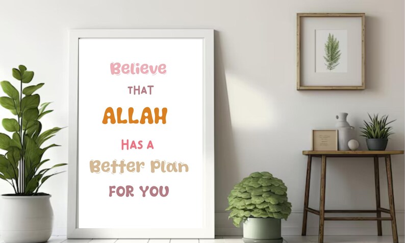 Believe That Allah Has Better Plan for You,isalmic Beautiful Quotes ...