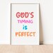 Set of 3 Piece Wall Art About God,colorful Qoute Poster Motivational ...