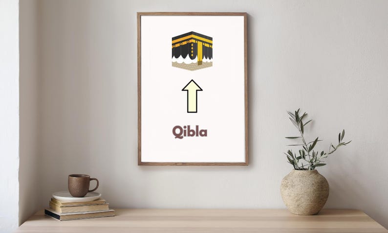 Qibla Poster,kaba Poster Digital Download,makkah,mecca Wall Art Print ...