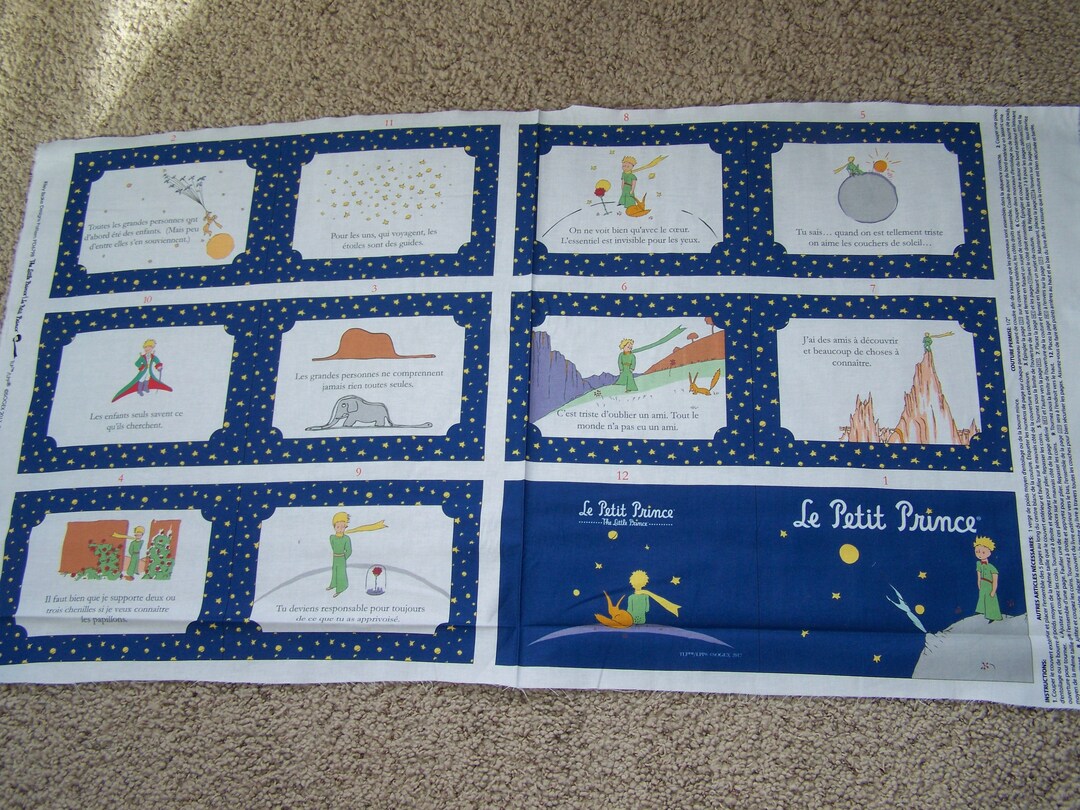 FRENCH Version of the Little Prince Le Petit Prince Soft Fabric Story ...