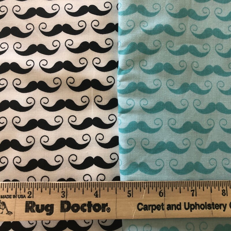 Mustache Fabrics - Etsy