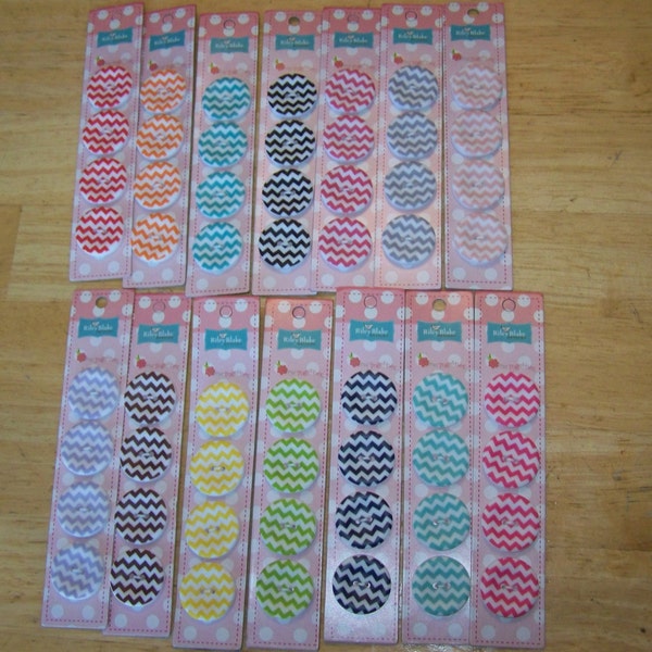 Chevron Buttons - Etsy