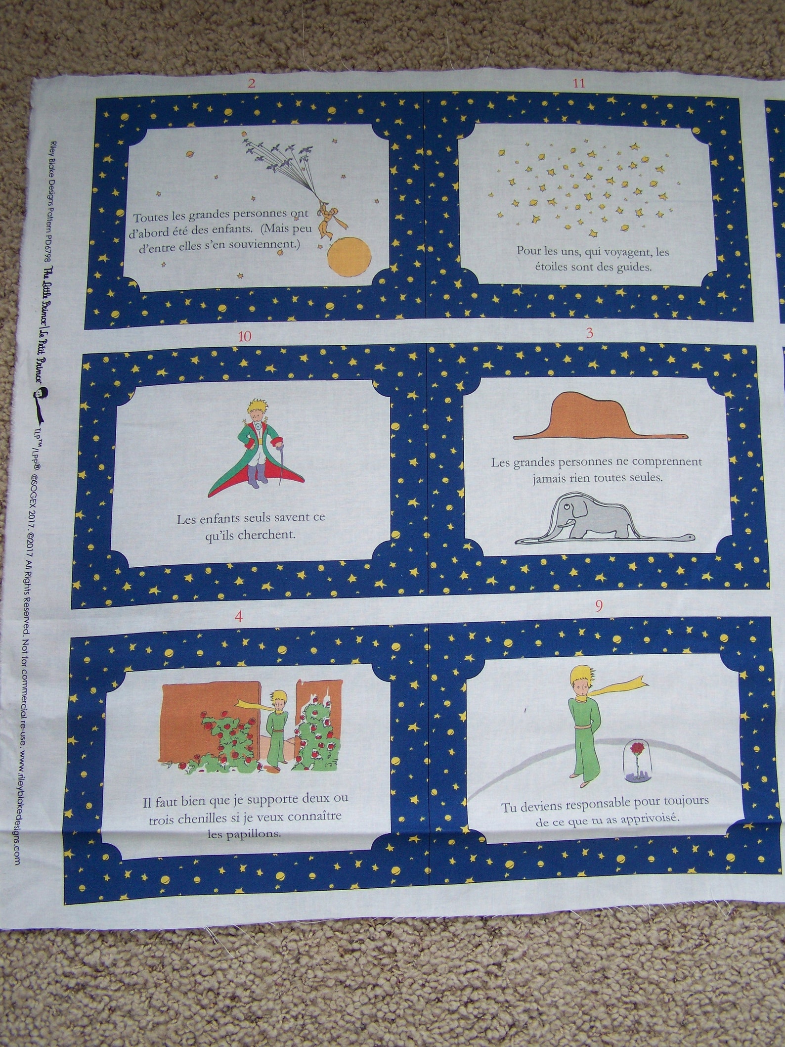 FRENCH Version of the Little Prince Le Petit Prince Soft Fabric Story ...