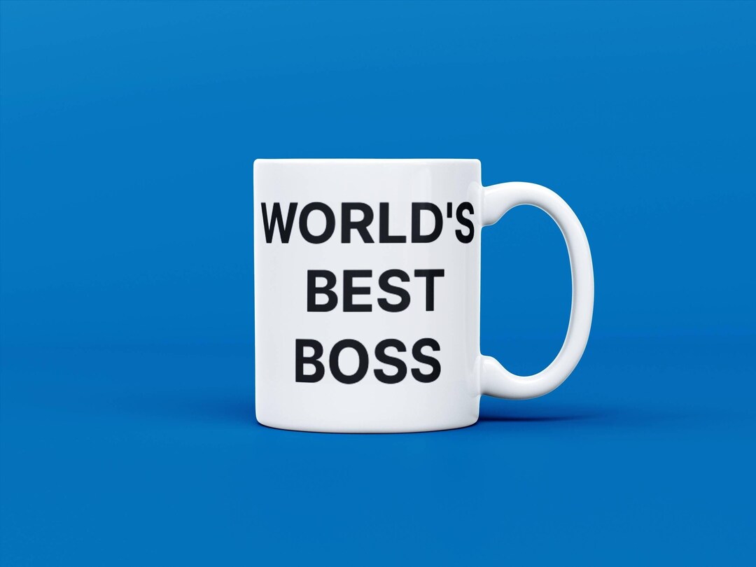 Coffee Mug, the Office Worlds Best Boss Cup, Funny TV Show Quote Tea ...