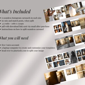 Instagram Seamless Carousel Template for Photographers, Social Media ...