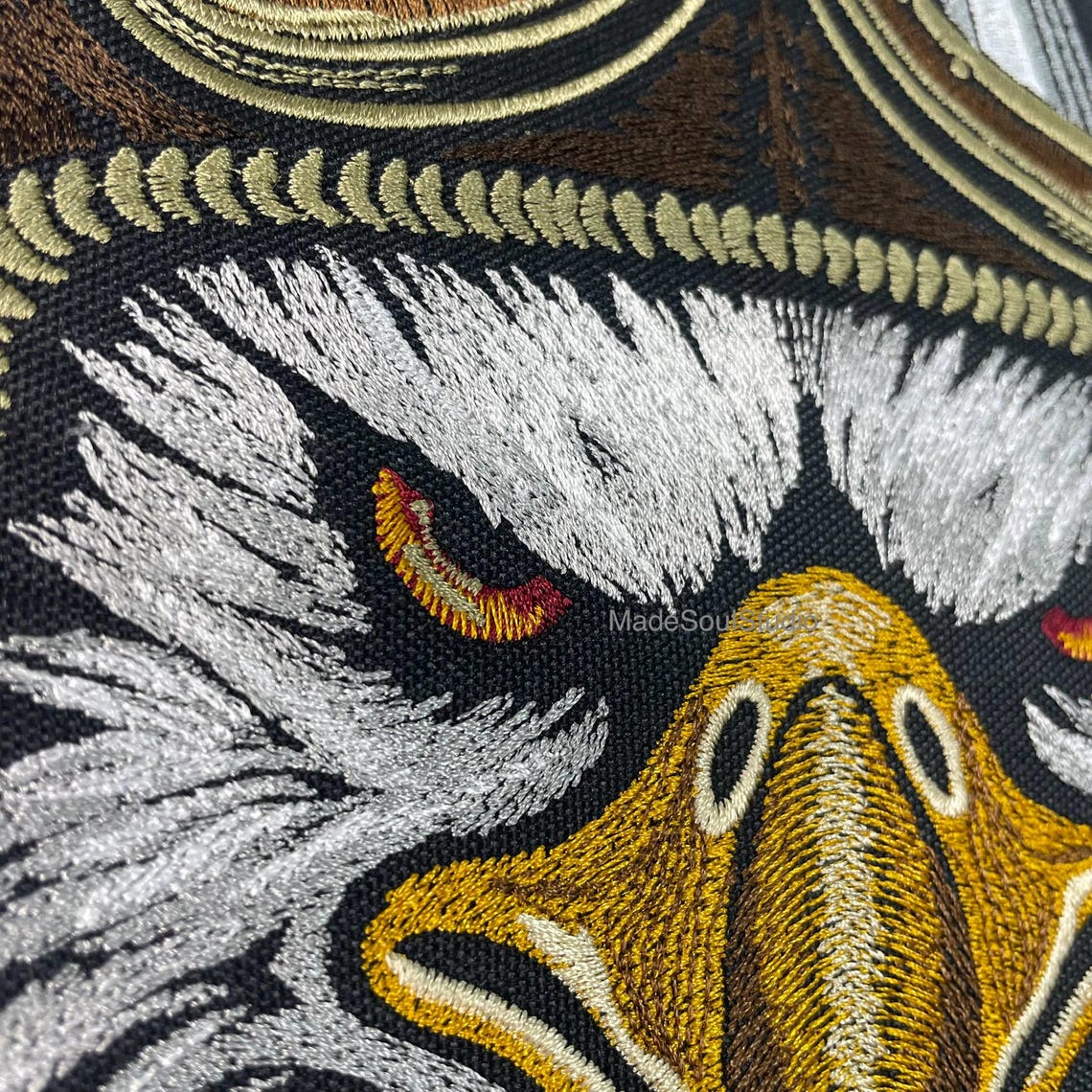 Large EAGLE Iron on Patch Wild Bird Back Patch for Jackets Patch for ...