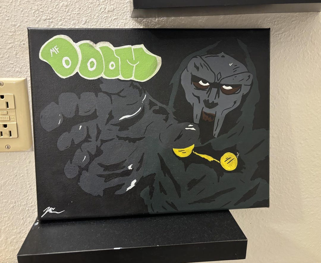 MF DOOM Painting - Etsy