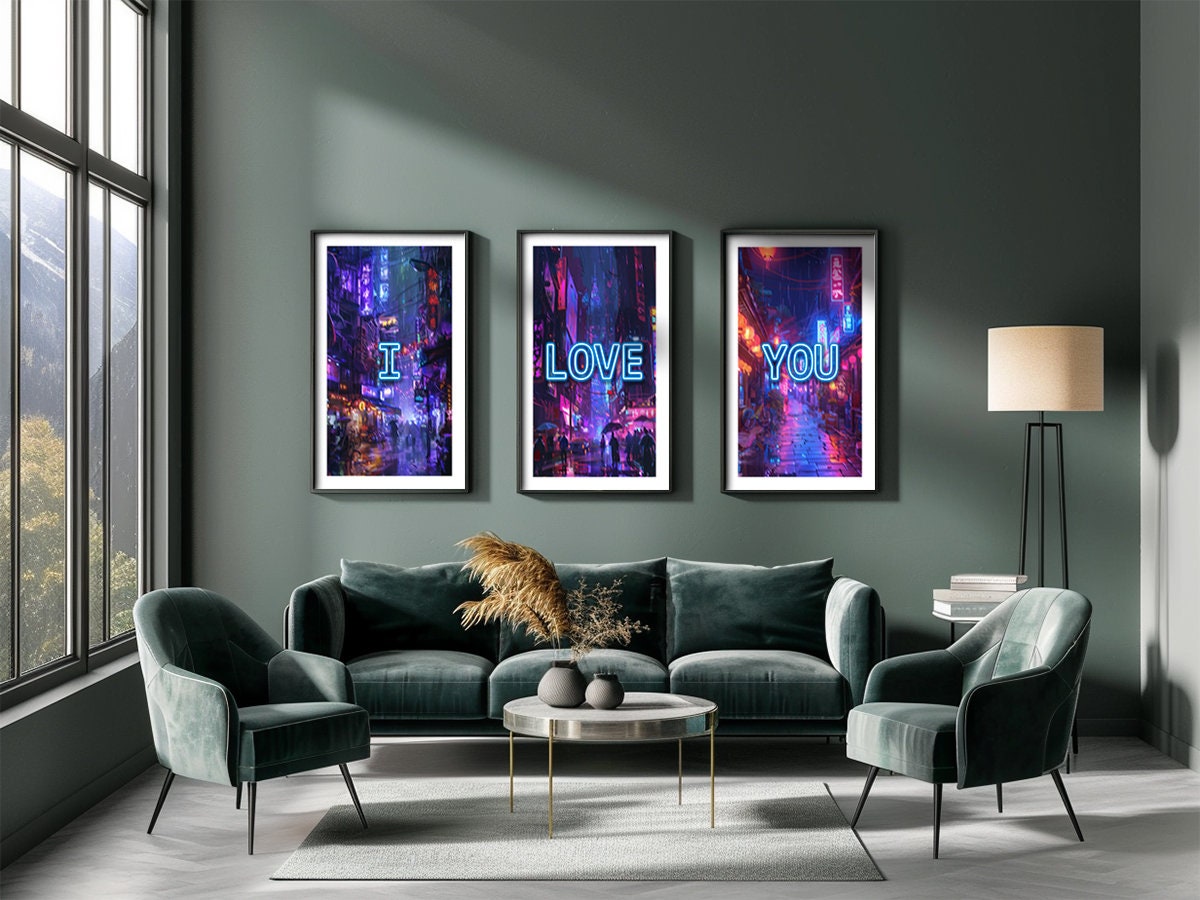 I Love You Posters - Etsy