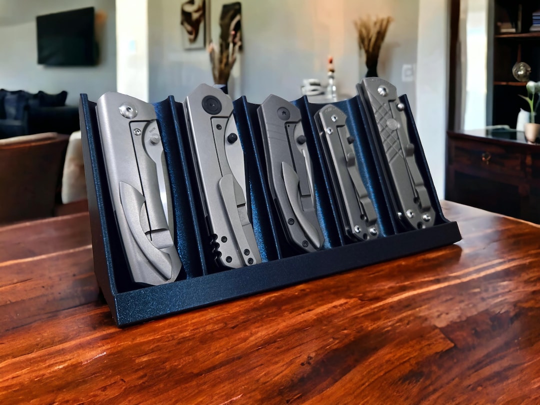 Pocket Knife Display Stand | Multiple Sizes and Colors | Holder for 1-5 ...