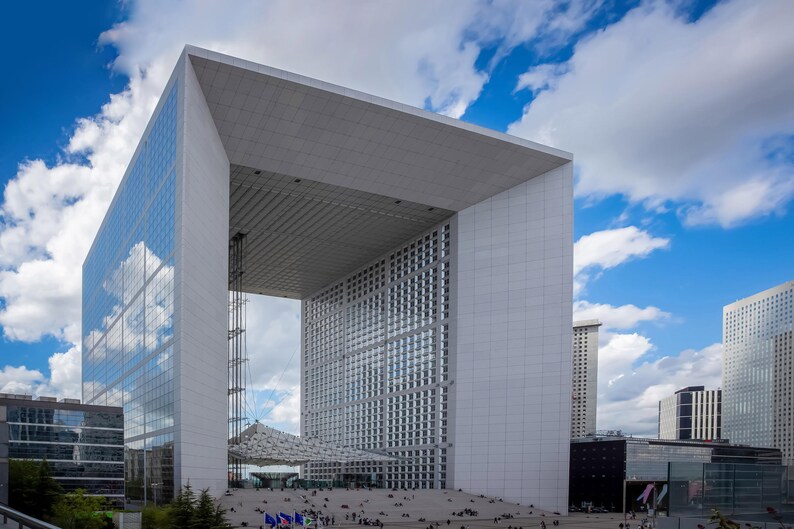 Paris, France, Ville Lumière, Tour Eiffel, Arc De Triomphe, Arche De La ...