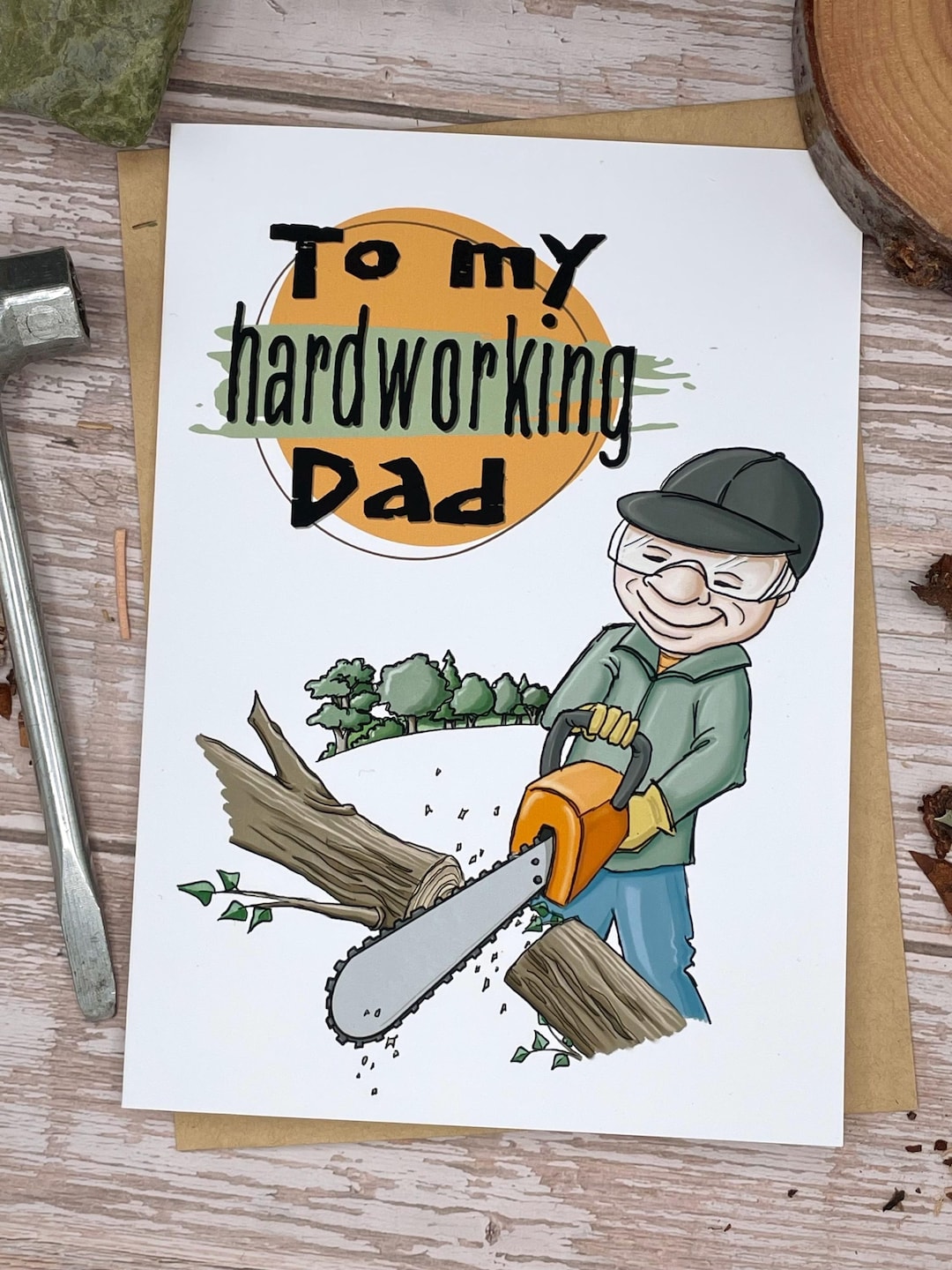 Fathers Day Card, to My Hardworking Dad, Dad Appreciation, Handyman Dad ...